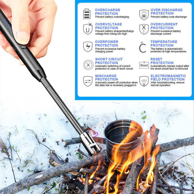 Electric kitchen igniter for spark candle electric lighter torch gas ...