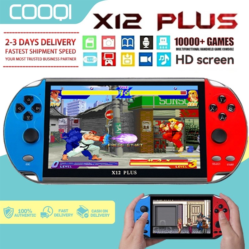 [10000+ Games] Handheld Game Console PSP X7/X12 Handheld Retro Game ...