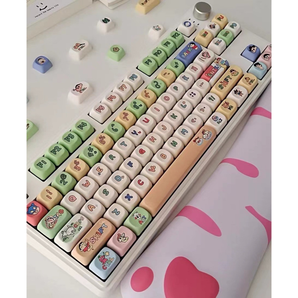 Crayon Shin-chan Keycaps 138 Keys MOA Height PBT Material Keycap ...