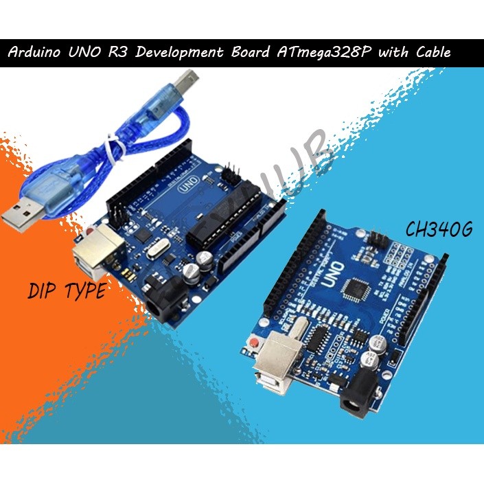Uno R3 Board Compatible With Arduino Ide Atmega328p Ch340 Dip Shopee