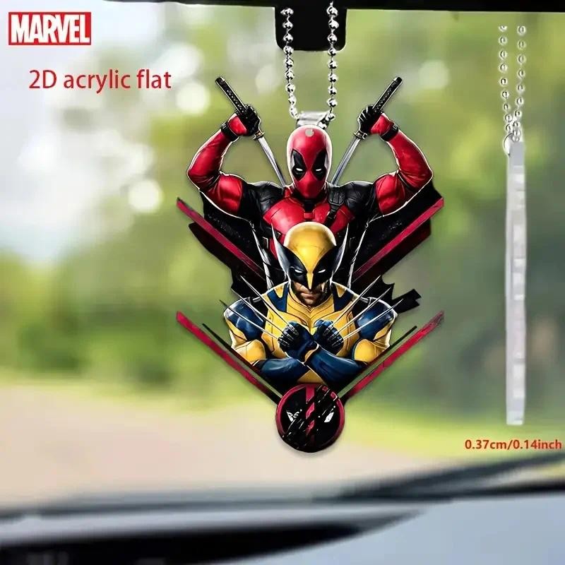 Deadpool & Wolverine Car Decorative Pendants Deadpool Anime keychain ...