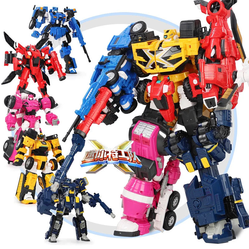 Miniforce 5 In 1 Penta X Ranger Transformation Robot Bot PENTATRON ...