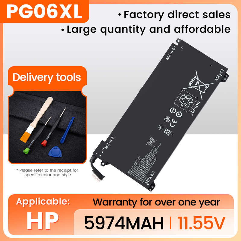 Battery Laptop Pg06xl For HP Omen 15-Dh 15-Dh0xxx 15T-Dh000 15T-Dh100 ...