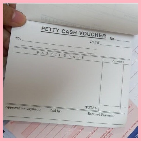 Petty Cash Voucher Pad - (10 Pads) | Shopee Philippines