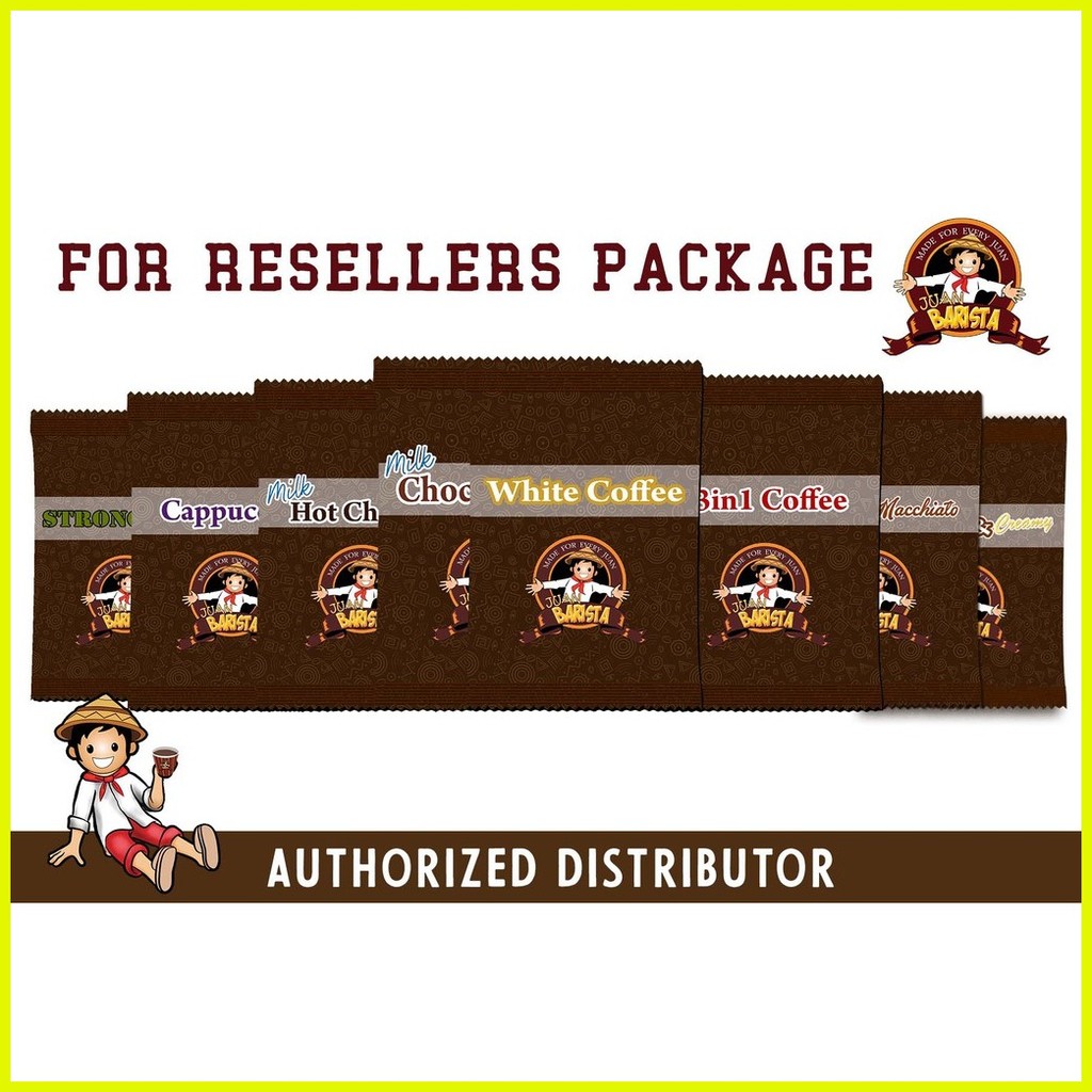 Reseller's Package Juan Barista Coffee Powder Premix for Coffee Vendo ...