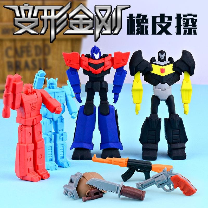 Detachable Toy Transformers Eraser Cute Cartoon Eraser Children Gift ...