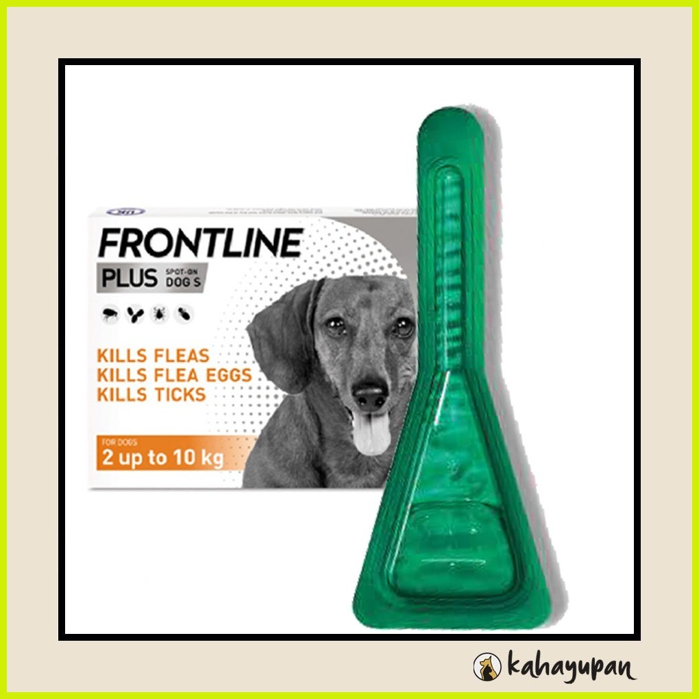 ∆ Frontline Plus Single Pipette Anti Tick and Flea Spot Treatment for 1 ...