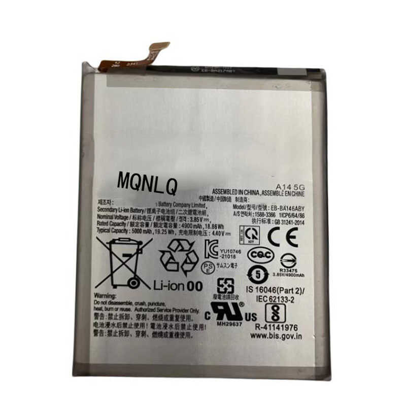 Baterya 5000Mah Eb-Ba146aby Baterya Para Sa Samsung Galaxy A146 A14 (5G ...