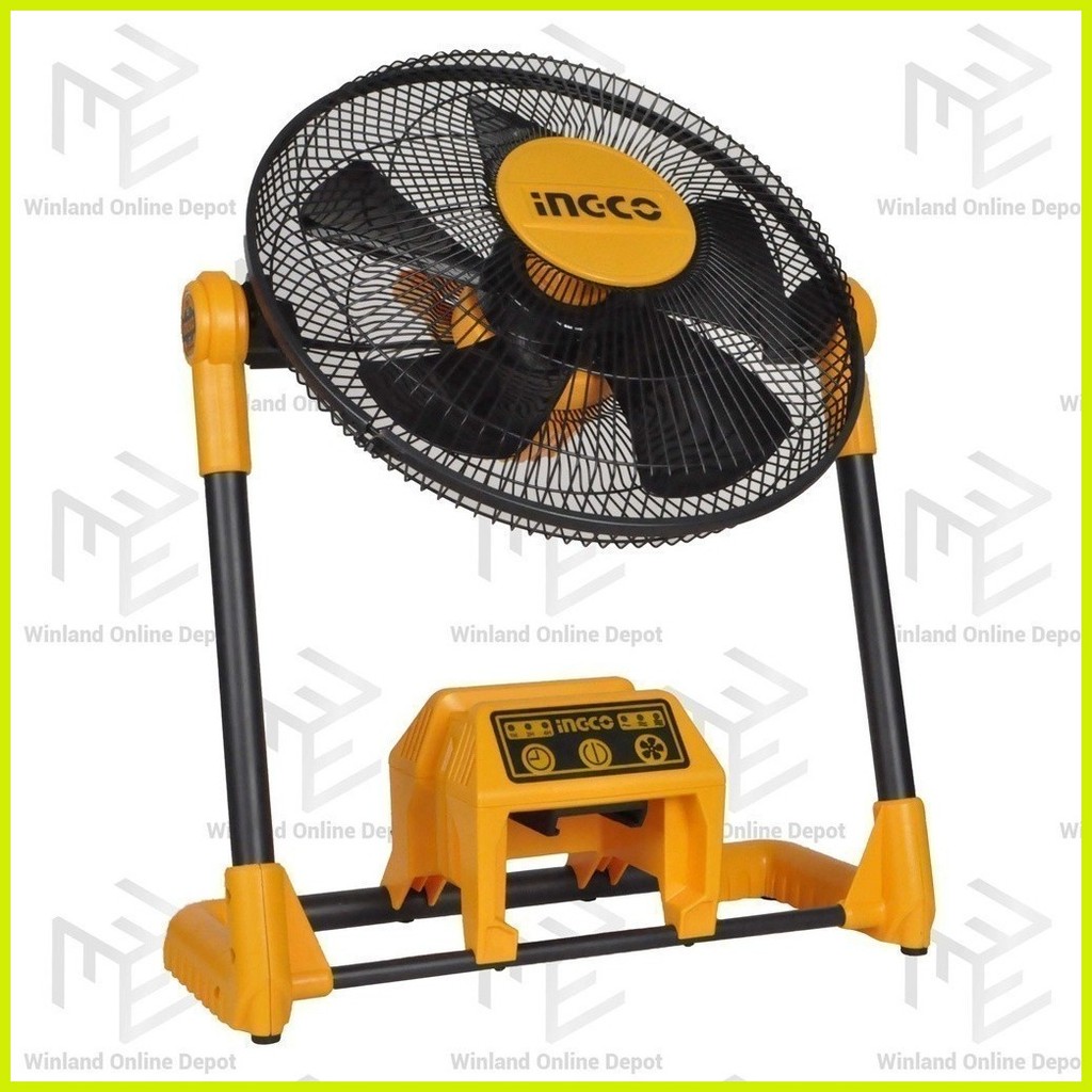 ☎ Ingco by Winland P20S 20V Lithium-Ion Cordless Fan CFALI2001 ING-CT ...
