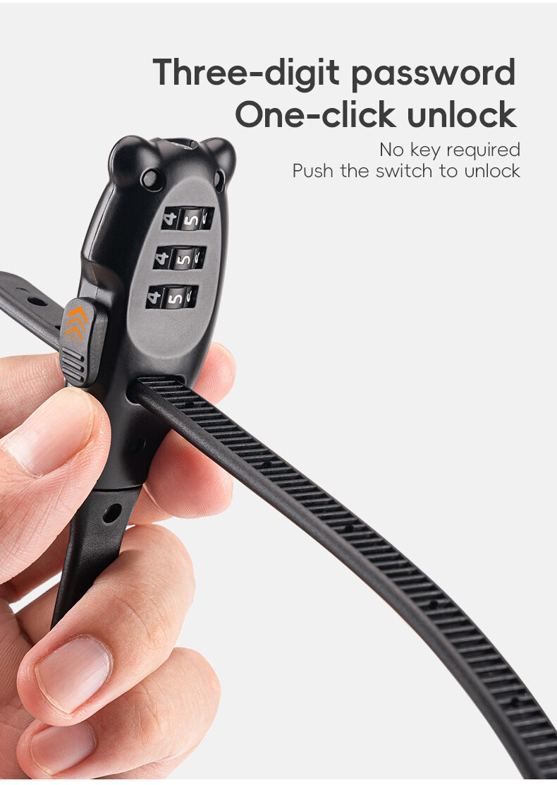 【PH Delivery】ROCKBROS Portable Zip Tie Lock Waterproof Motorcycle ...