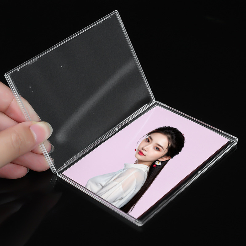 5Pcs Clear Hard Acrylic Card Case - Game Card Storage Holder ...