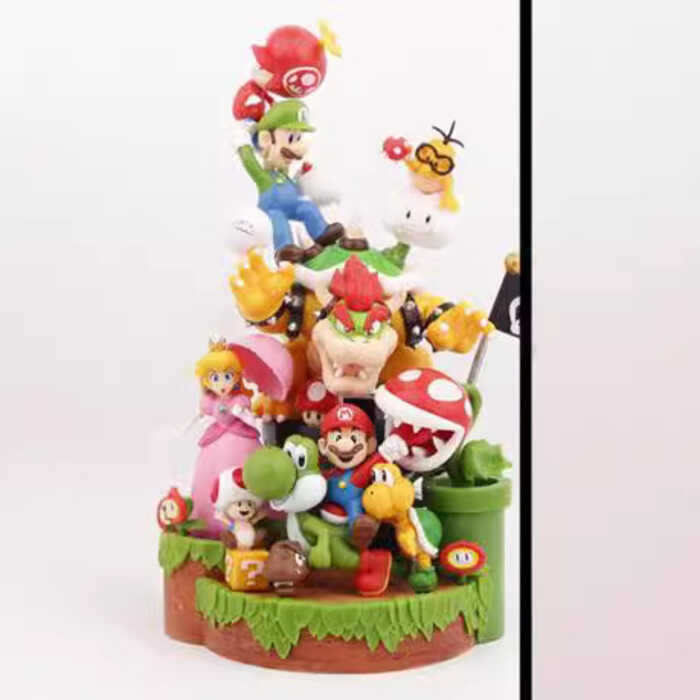 9 Super Mario GK Mario Combination Red Treasure Green Treasure Princess ...