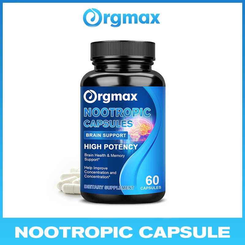 Health Orgmax Capsule For & Concentration Brain Booster Focus Memory ...