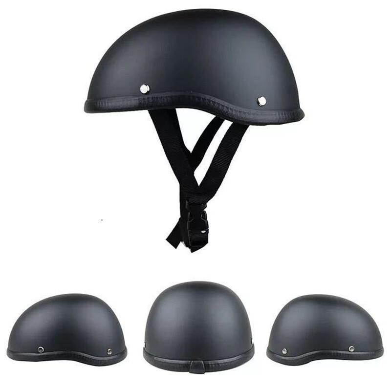 Motorcycle Harley Vintage Half Face Helmet For Mtb Bike Cruiser Scooter ...