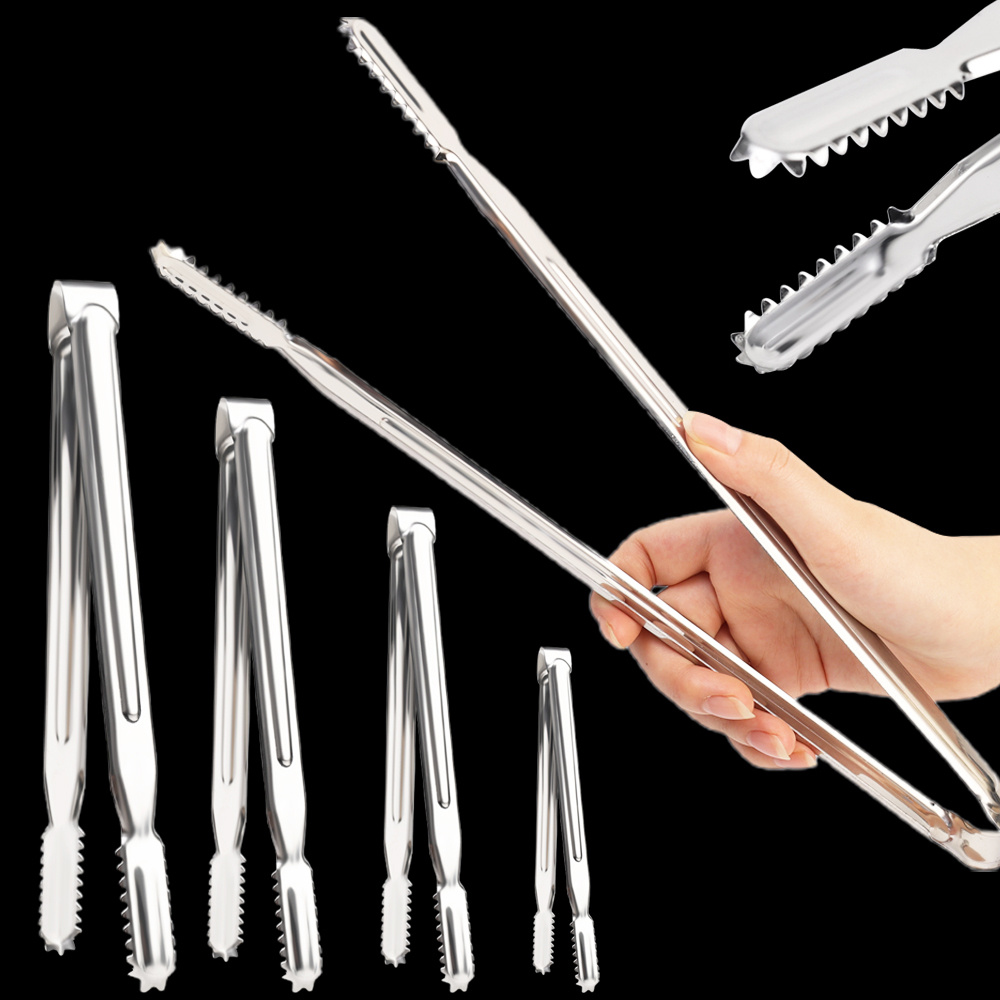 Non-slip Shark Tooth Outdoor Picnic Buffet Steak Stainless Steel Clip ...