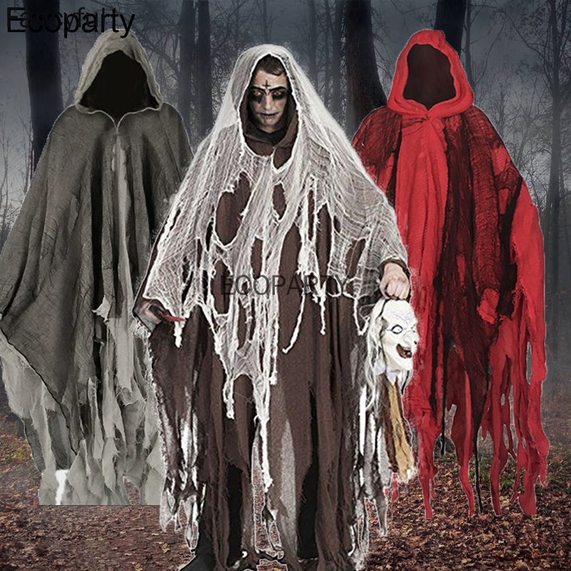 ♀ Halloween Ghost Dementors Cosplay Costume For Adult New Gothic Horror ...