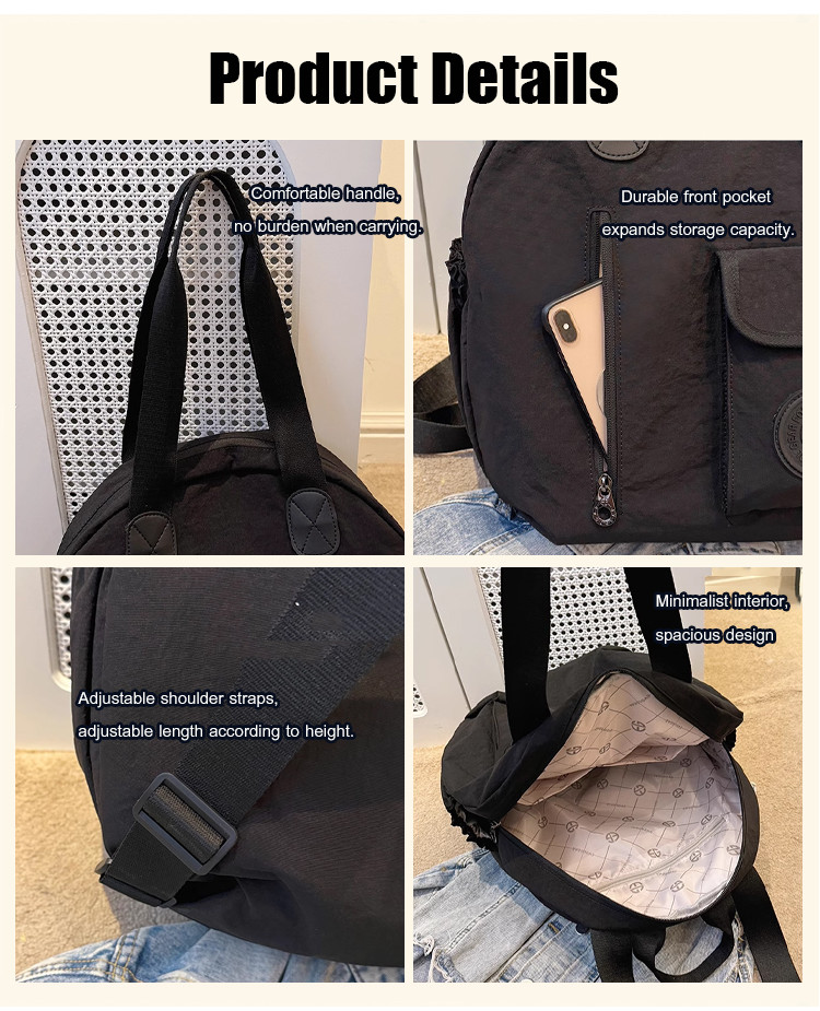 Multi-carry large capacity waterproof backpack/simple and versatile ...