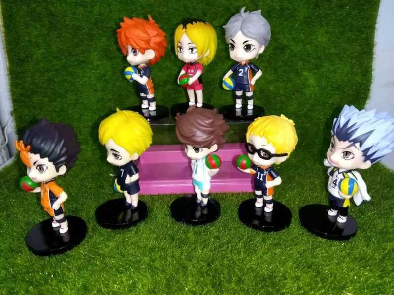 Anime Haikyu Mini Set Figure 8In1 Collectible Set | Shopee Philippines