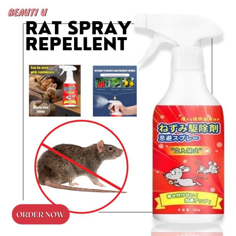 ORIGINAL MOUSE Rat, Roaches, Mosquitoes, GECKOS SPRAY 500 Ml | Gel ...