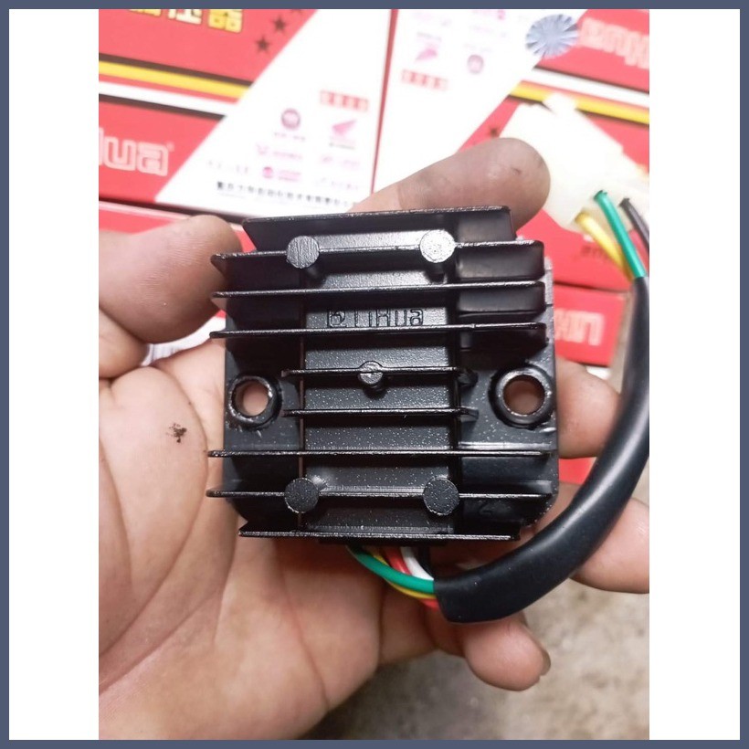 ♂ ∫ LIHUA Original GY6 Regulator Rectifier(5 Pins FULL WAVE) Direct ...