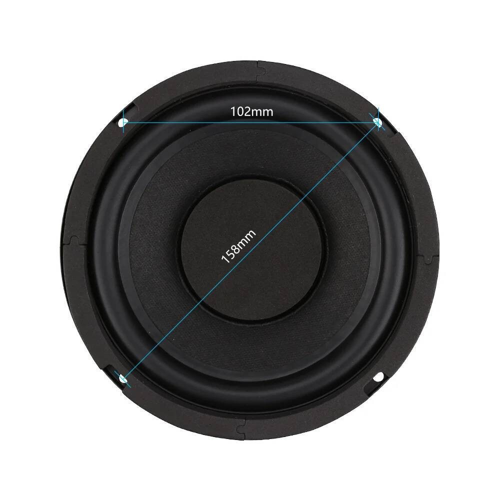 1Pcs AIYIMA 6.5 Inch Subwoofer 4 8 Ohm 80W er Bass Woofer Home Theater For Bookshelf Computer ...