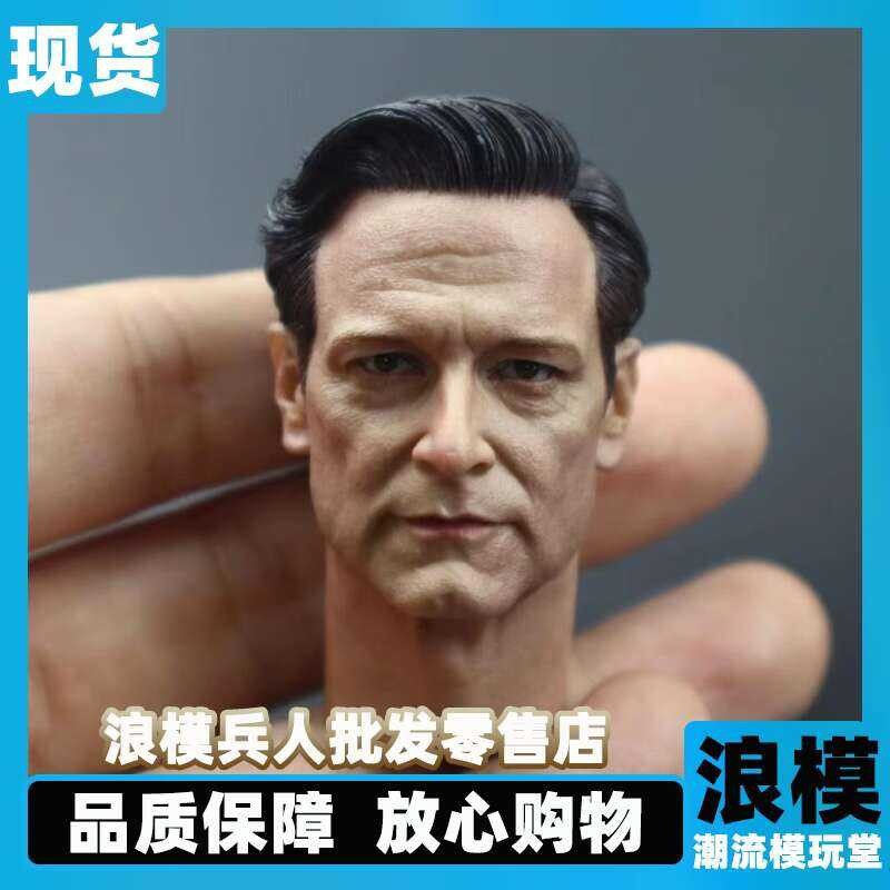 1/6 Agent Face King Colin Head Sculptation Speech Of The King Calm ...