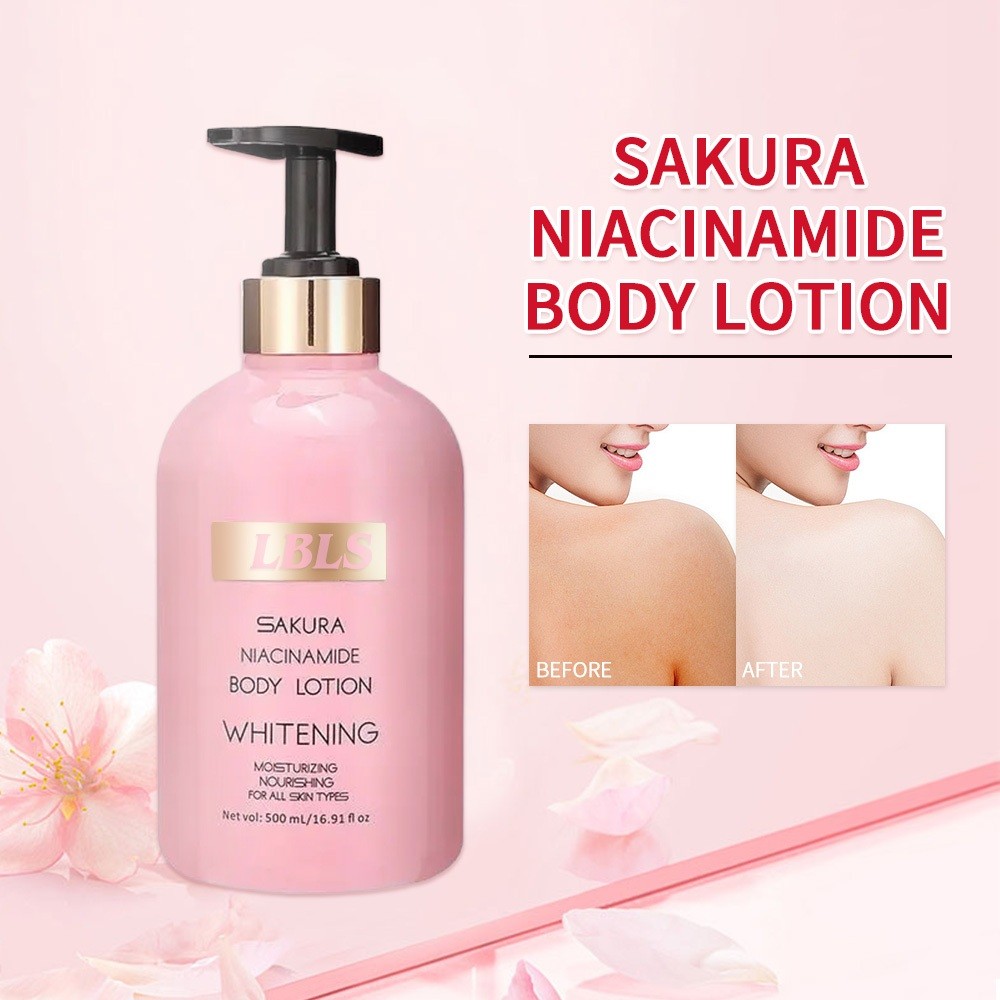 LBLS 2040ML BUY 2 TAKE2 Niacinamide Whitening Set Body Lotion＆Pure Essence-reduce melanin ...