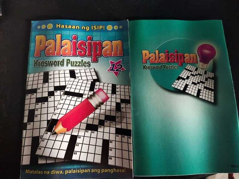 PALAISIPAN Tagalog Crossword Puzzles (27 Puzzles) | Shopee Philippines