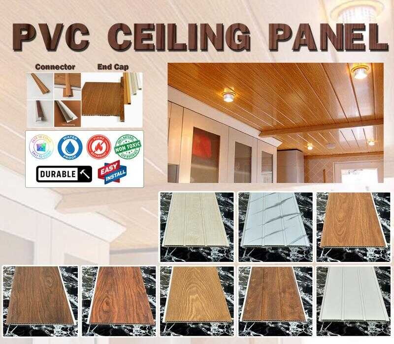 PVC Ceiling Panel Modern PVC Ceiling Panel Design For Interior Spaces ...