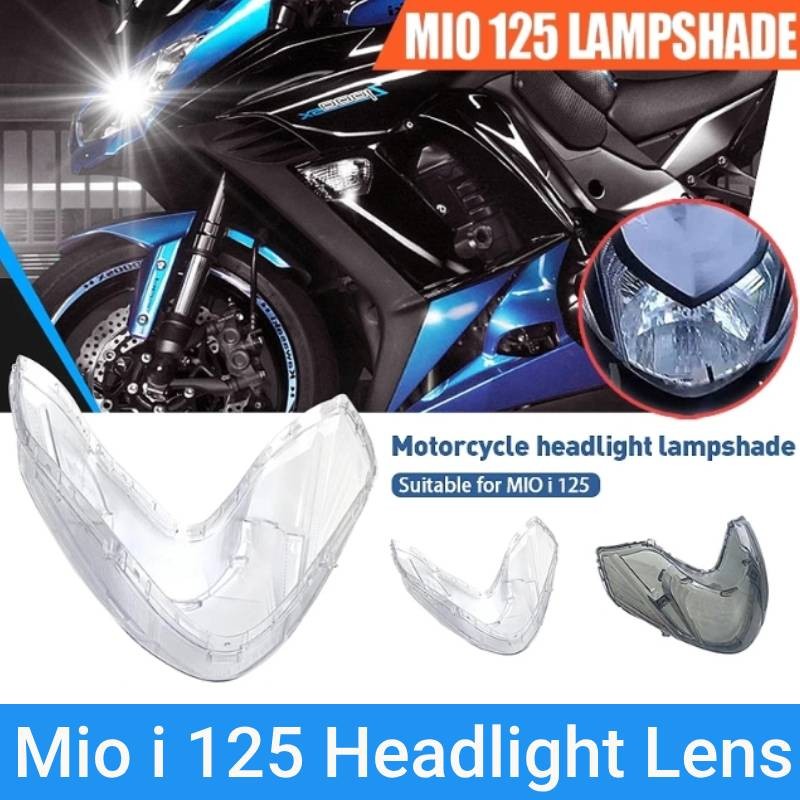 Yamaha Mio i 125 Replacement Headlight Lens Cover Clear/Tinted ...