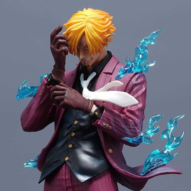 One Piece GK Sanji Standing Simple Version Onigashima Flame Anime ...