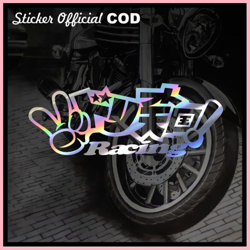 Racing JDM Sticker for Motorcycle and Car Decals Vinyl | Shopee Philippines