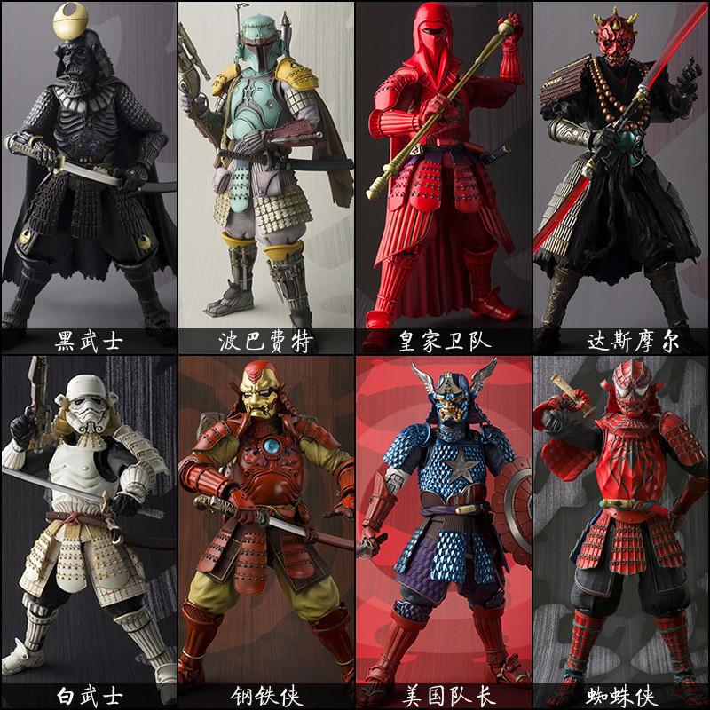 Star Wars Star Buffett White Soldier Black Warrior Iron Man Spider-Man ...