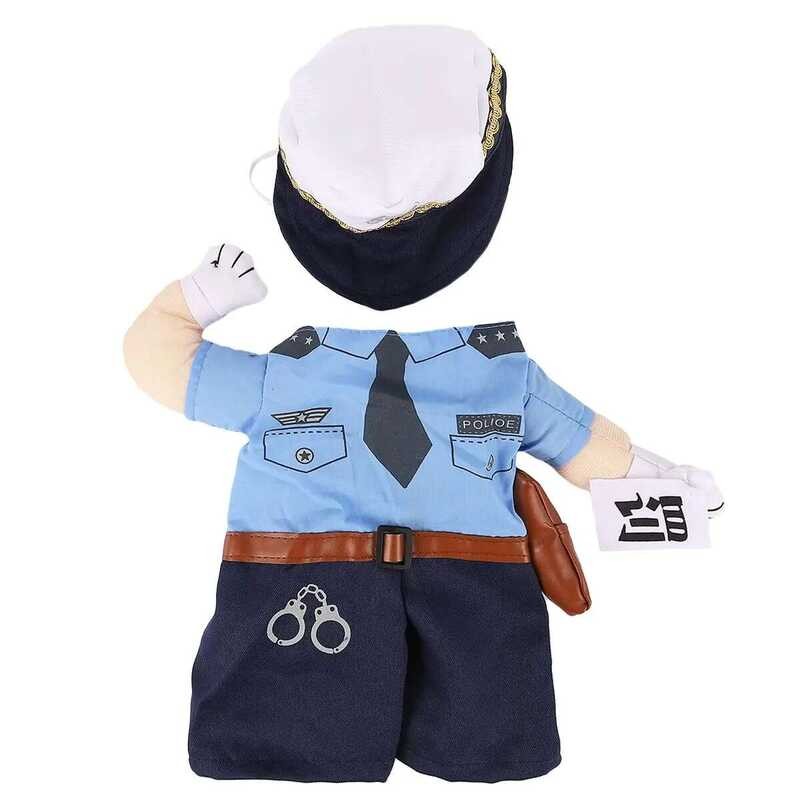 Police COD Design Cat Clothes Pet Costume Daily Wear Halloween Birthday ...