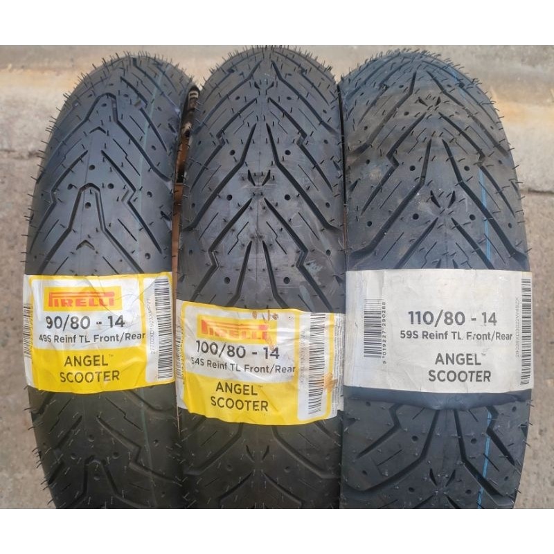 PIRELLI TIRE ANGEL SCOOTER 14" (FREE TIRE SEALANT & PITO) | Shopee ...