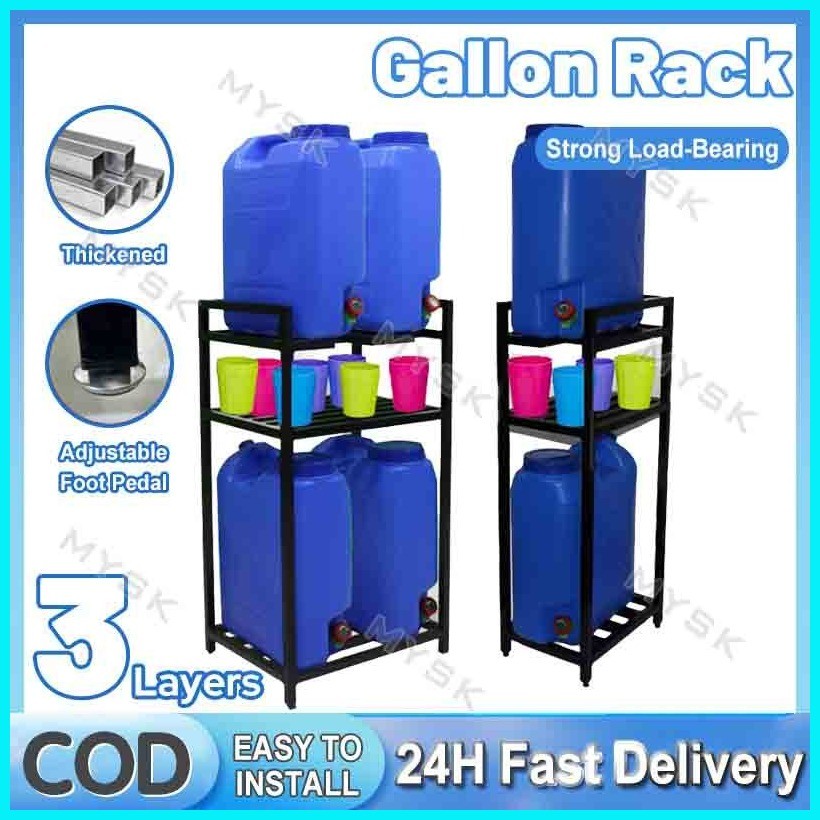 Water Container Rack Steel Gallon Rack Water Tank Bracket Water ...