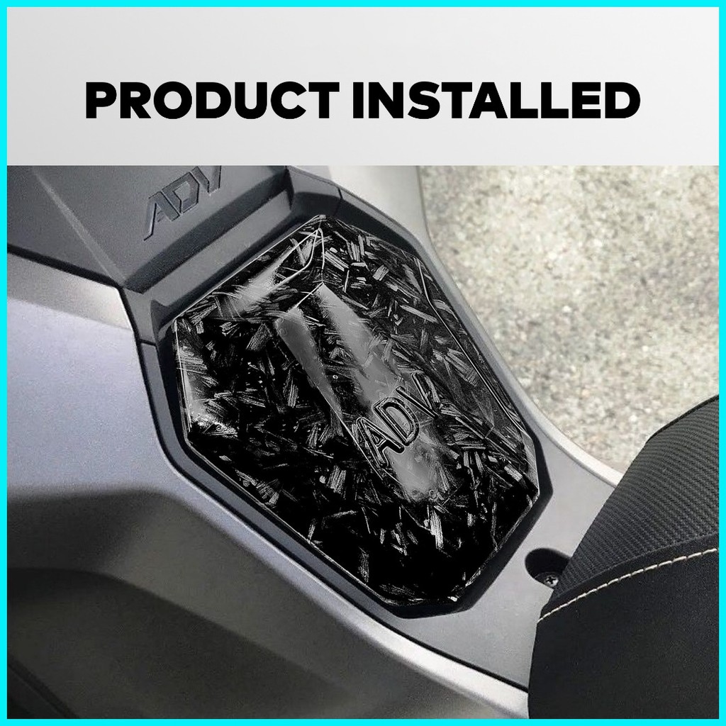 HONDA ADV 160 FUEL TANK COVER/GAS TANK COVER GLOSSY HYDRO DIP FORGED ...