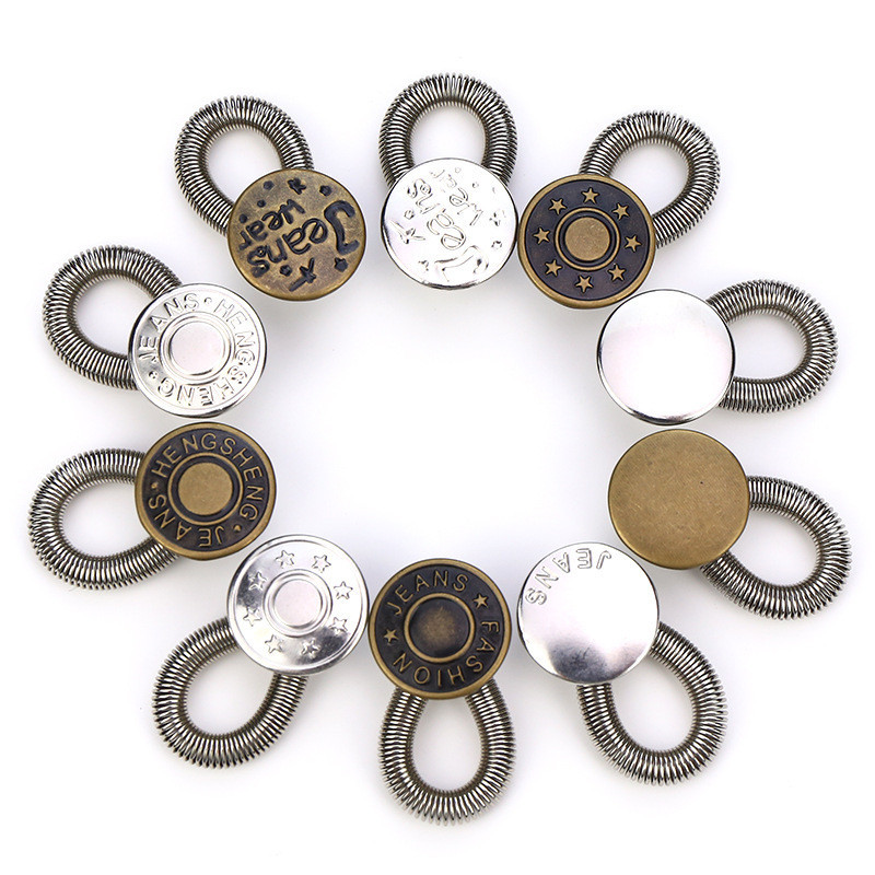 Nail-free Button Telescopic Removable Button Universal Button Extension ...