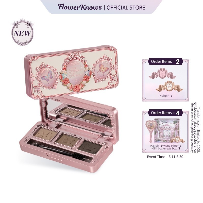 Flower Knows Midsummer Fairytales Collection Eyebrow Palette 4g ...