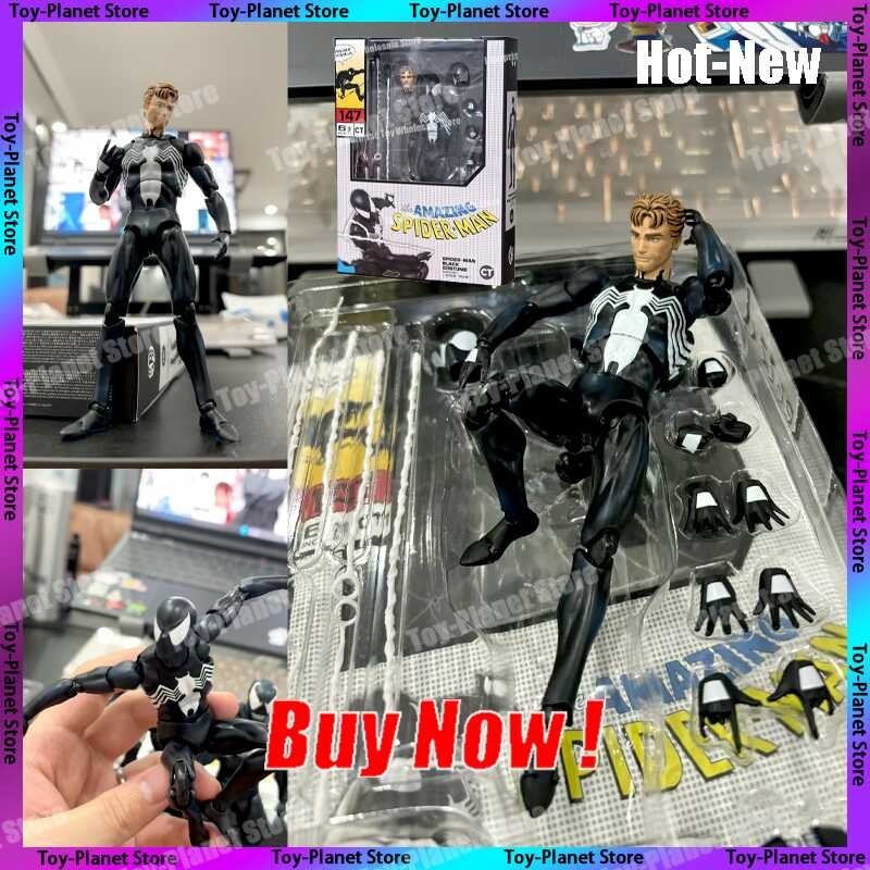 Stock] [Sa Ct Toys Spiderman 2099 Black Tobey Shf Symbiote Venom Ang ...