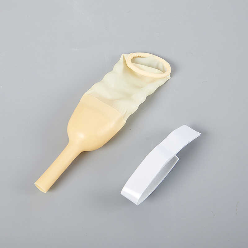 Male External Medical Sterilized Latex Catheter Collector Urine Sleeve ...
