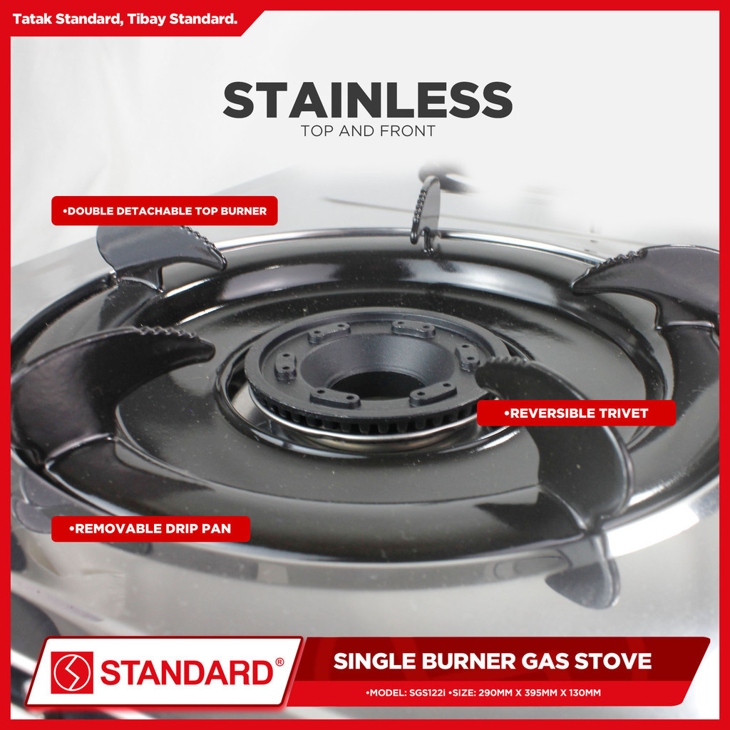 Standard Single Burner LPG Gas Stove (BURNER ONLY) | Shopee Philippines