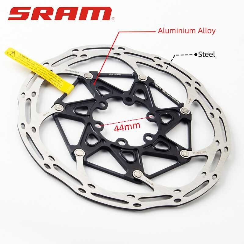 2Pc SRAM CLX Rotors Centere Road Gravel Bike Hydraulic Disc Brake 6 ...