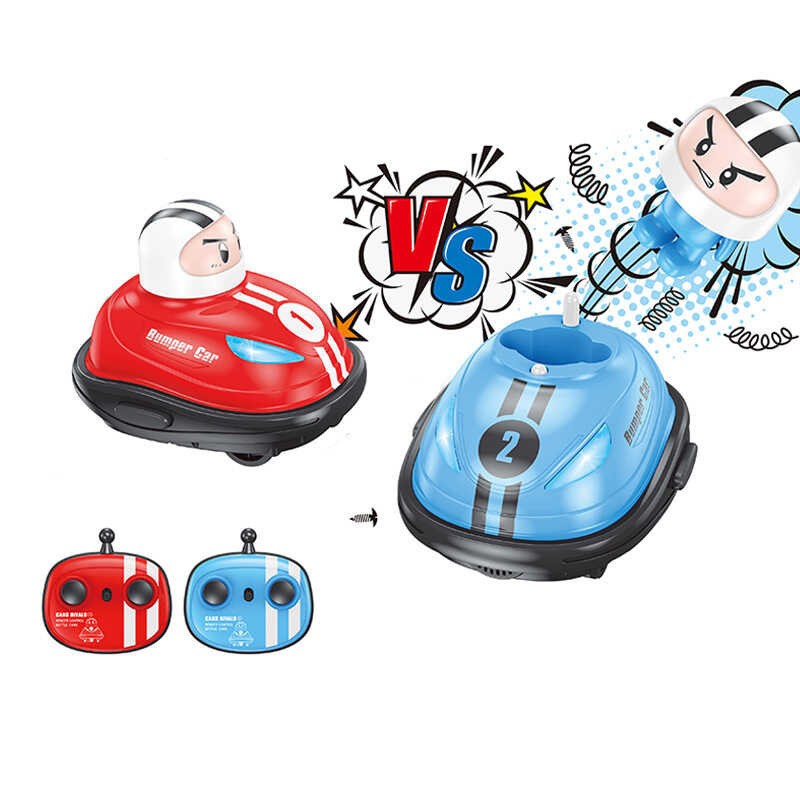 3D Children's Remote-Controlled Ejection Collision Car Two Person ...