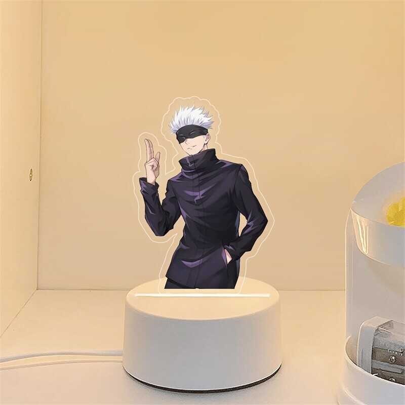 Satoru Gojo Anime Peripheral Standing Plaque Night Light Ornament ...