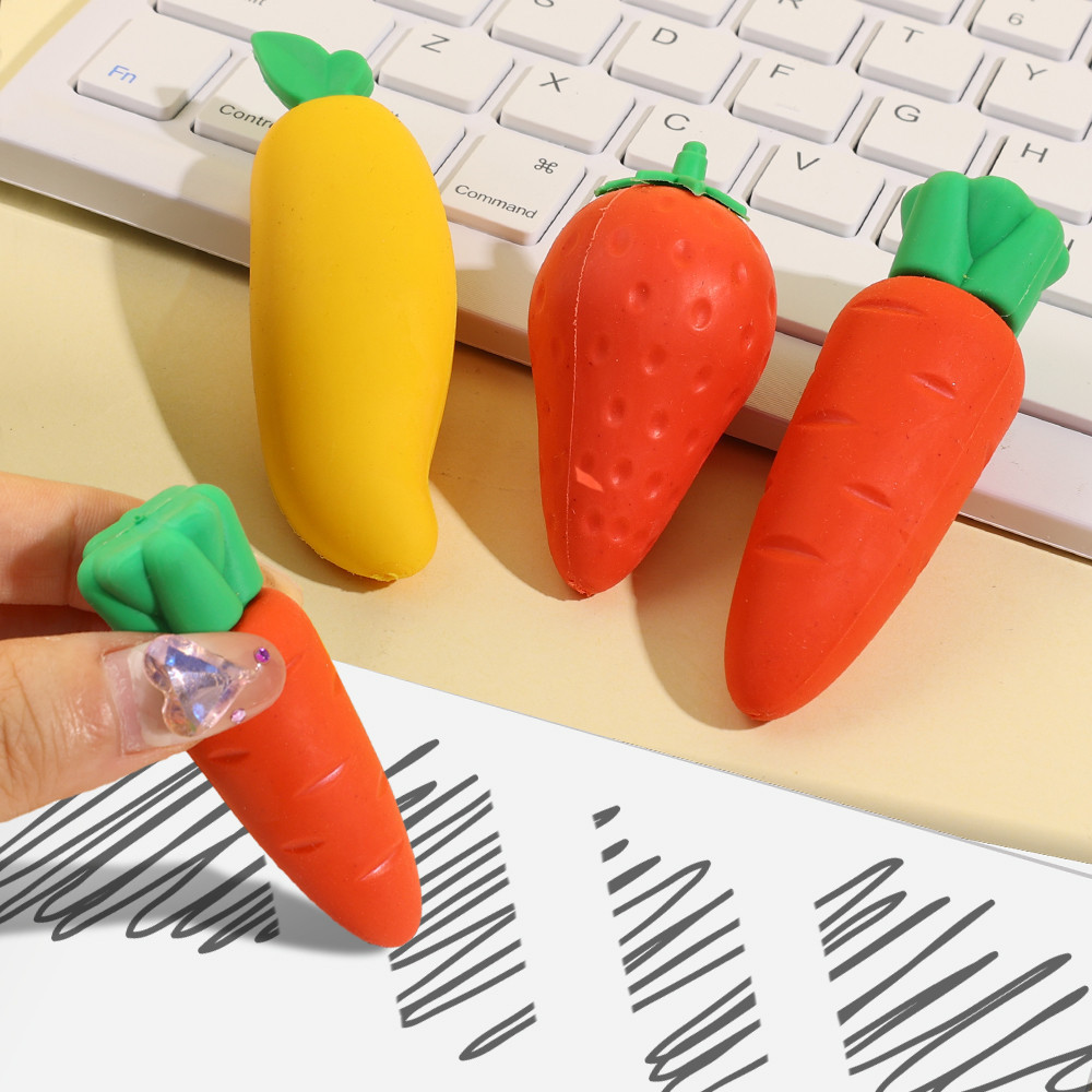 5Pcs/set Mini Bear Erasers - Kawaii Animal Pencil Rubber - Wipe Clean ...