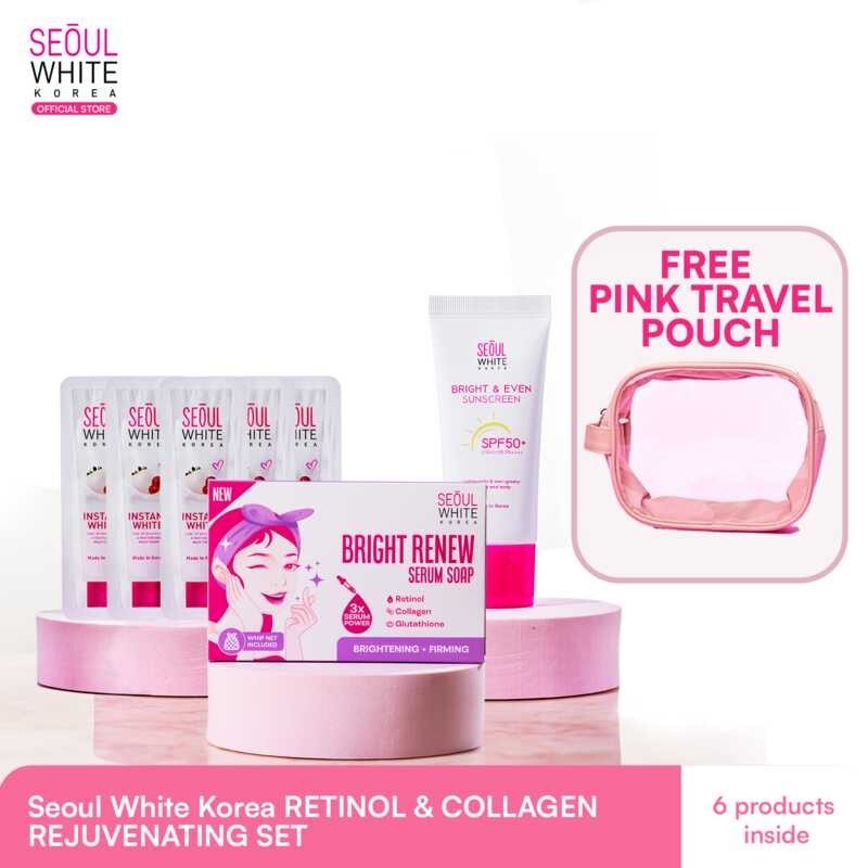 Seoul White Korea Retinol & Collagen Rejuvenating Set + FREE Clear ...