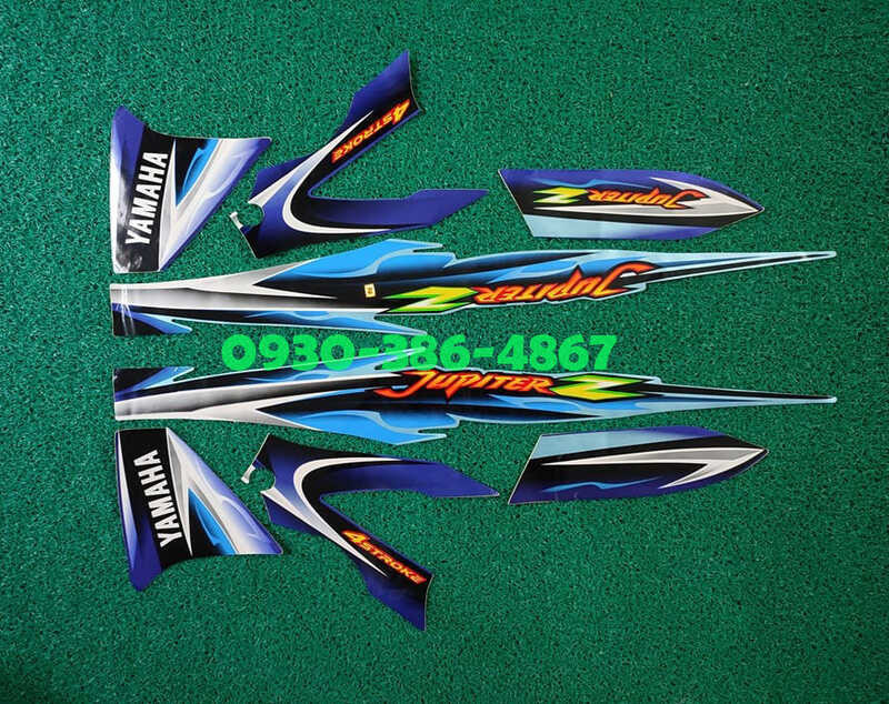 LY YAMAHA CRYPTON Z 2005 (Jupiter VerSion) Stock DecAl/Sticker | Shopee ...