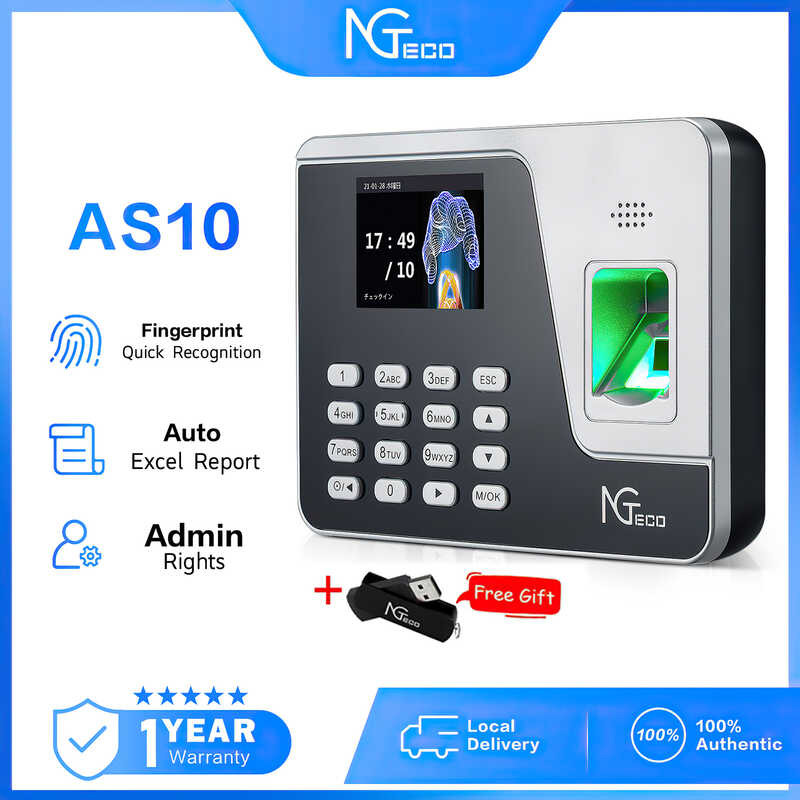 Fingerprint Ngteco Time Attendance Hine Biometrics Bundy Clock Time ...