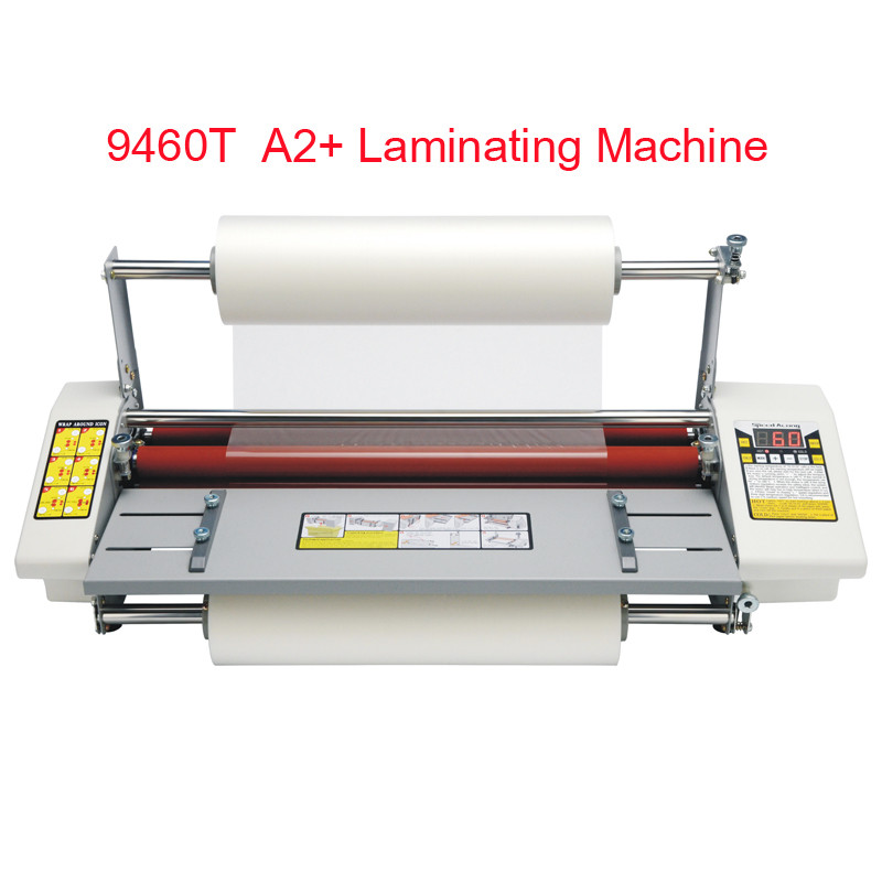 9460t A2 Paper Laminating Machine English Version Four Roller Cold Hot